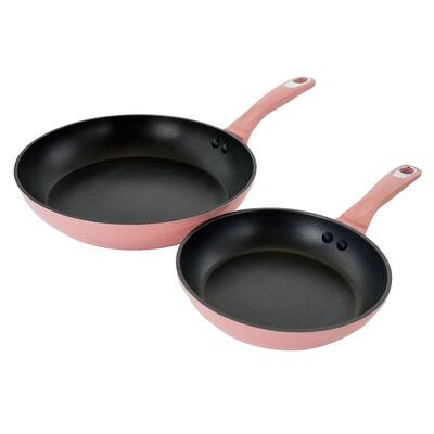 Oster Lynhurst 2-Piece Pink Aluminum Nonstick Frying Pan Set | Michaels