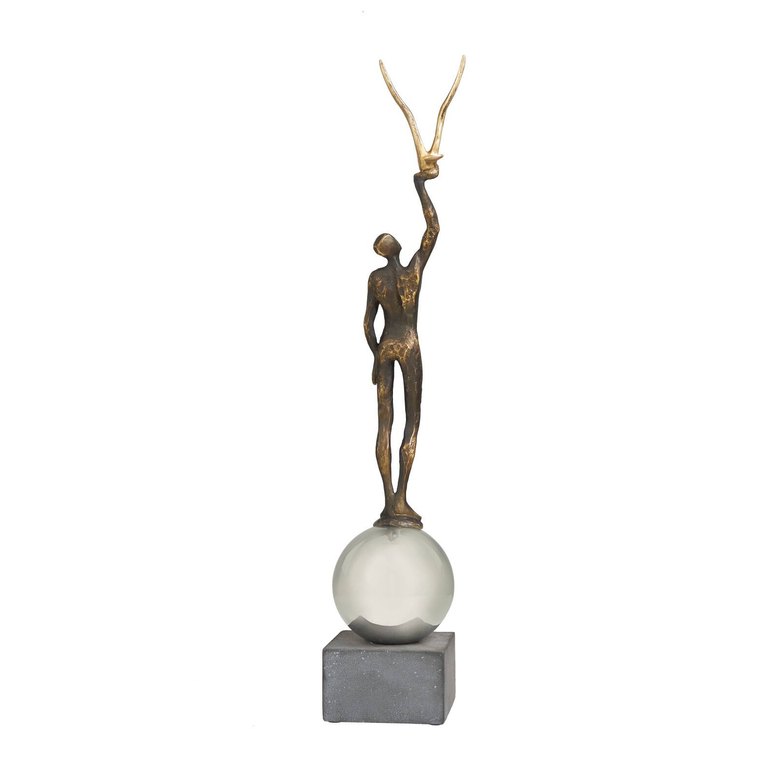 2ft. Silver People Sculpture with Stainless Steel Accents | Michaels