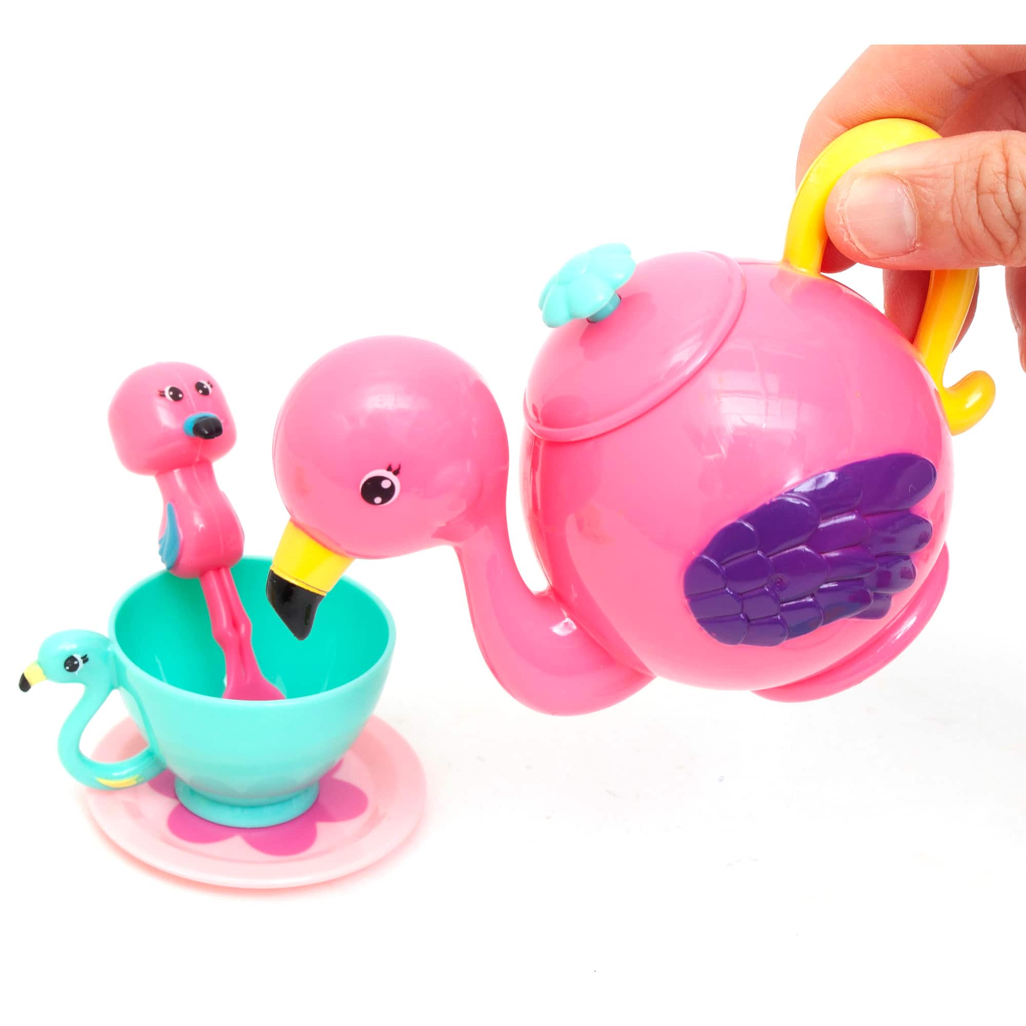 Zoo Troop Flamingo Teapot Animal Themed Tea Party Gift Set | Michaels