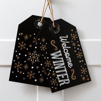 Welcome Winter Tag Door Décor | Projects | Michaels