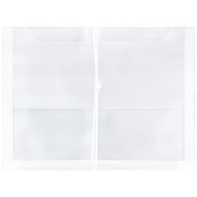JAM Paper 9.75" x 13" Plastic Elastic Band Closure Expansion Envelopes ...