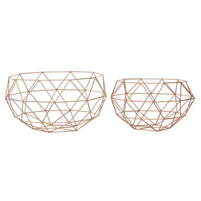 Gold Metal Contemporary Decorative Tray Set | Michaels