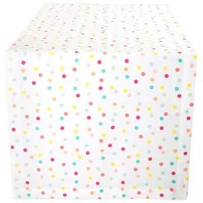 DII® 72" Multicolored Polka Dots Table Runner | Michaels