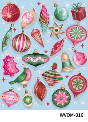 16" x 20" Christmas Ornaments Paint-by-Number Kit by Artist's Loft ...