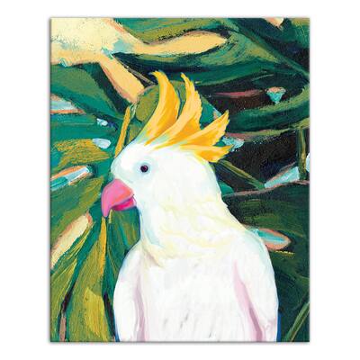 Cheerful Cockatoo 16" x 20" Canvas Wall Art | Michaels