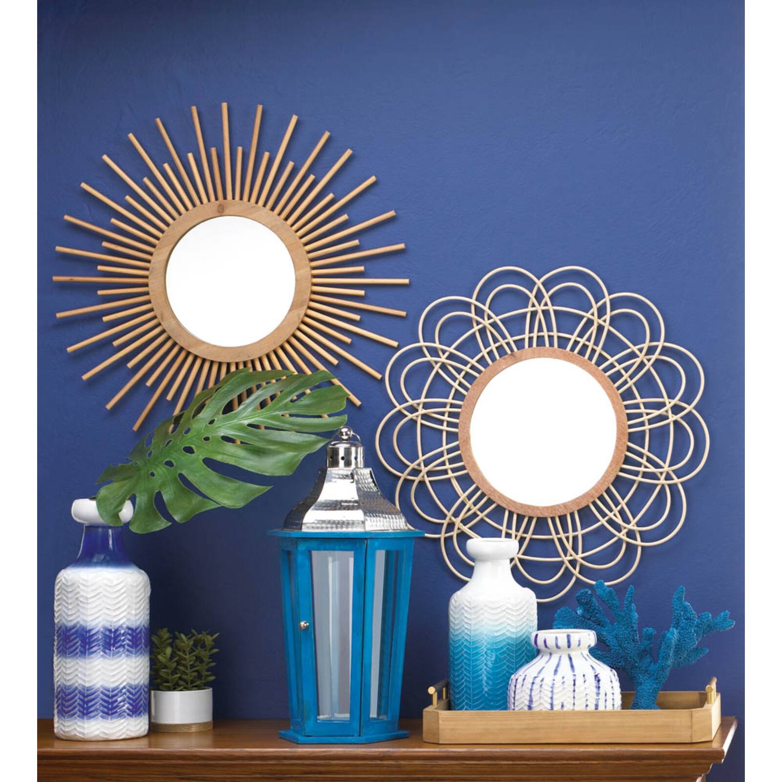 Nikki Chu Daemono Rattan Loop Mirror | Mirrors | Michaels