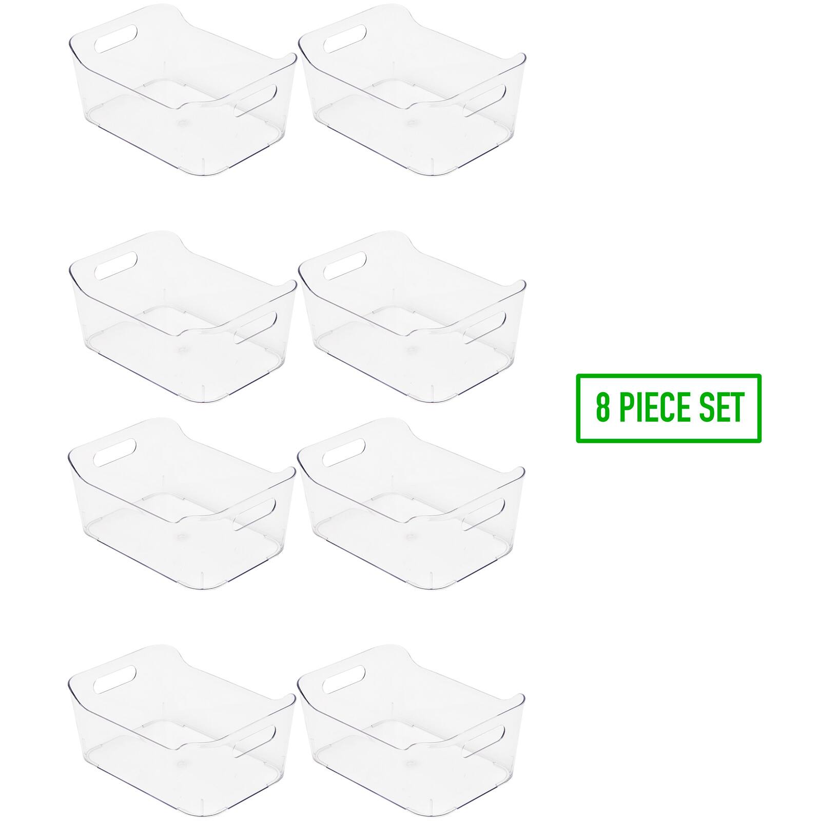 Mind Reader Clear Desk & Office Supplies Organizer, 8ct. | Michaels