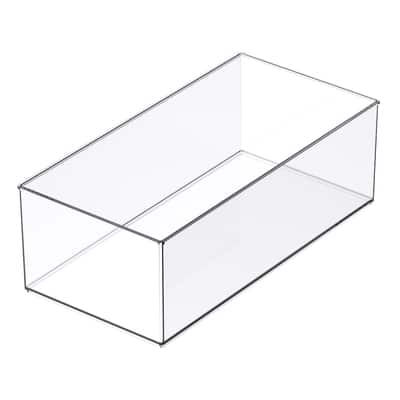 12" x 6" Clear Stacking Storage Bin by Simply Tidy™ | Michaels