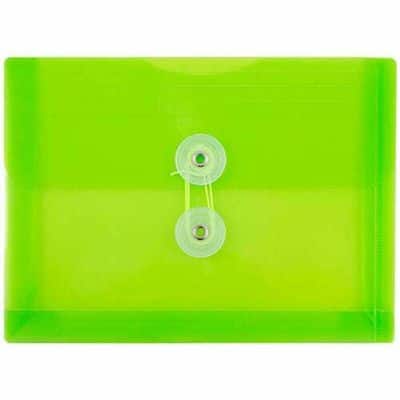 JAM Paper 5.25" x 7.5" Booklet Plastic Envelopes with Button and String Closure, 24ct. | Michaels