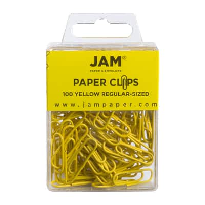 JAM Paper 1" Colorful Standard Paper Clips, 2 Packs of 100 | Michaels