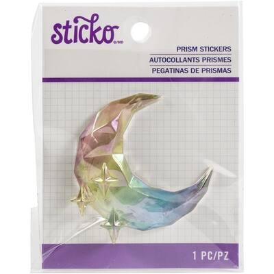 Sticko® Moon & Stars Prism Sticker | Michaels