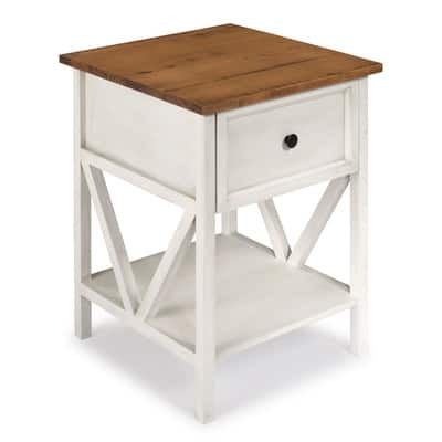 Walker Edison 19" 1-Drawer Wood Side Table | Michaels