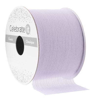 2" x 3yd. Crinkle Chiffon Ribbon by Celebrate It® Classic | Michaels