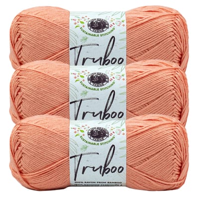 3 Pack Lion Brand® Sustainable Stitching™ Truboo Solid Yarn, Color ...