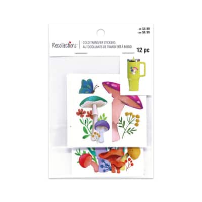 Mushroom Cold Transfer Stickers by Recollections™ | Michaels