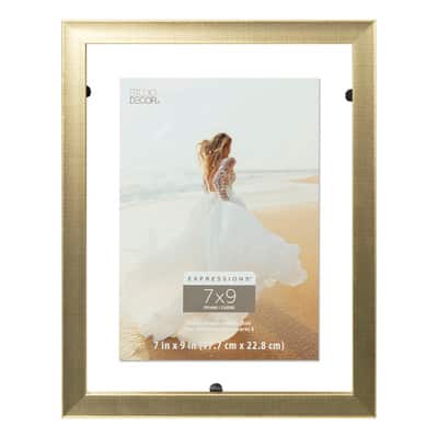 Expressions™ Gold Tabletop Float Frame by Studio Décor® | Michaels
