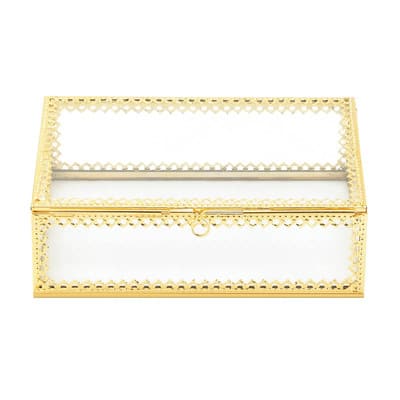 3" Gold Motif Jewelry Box | Michaels