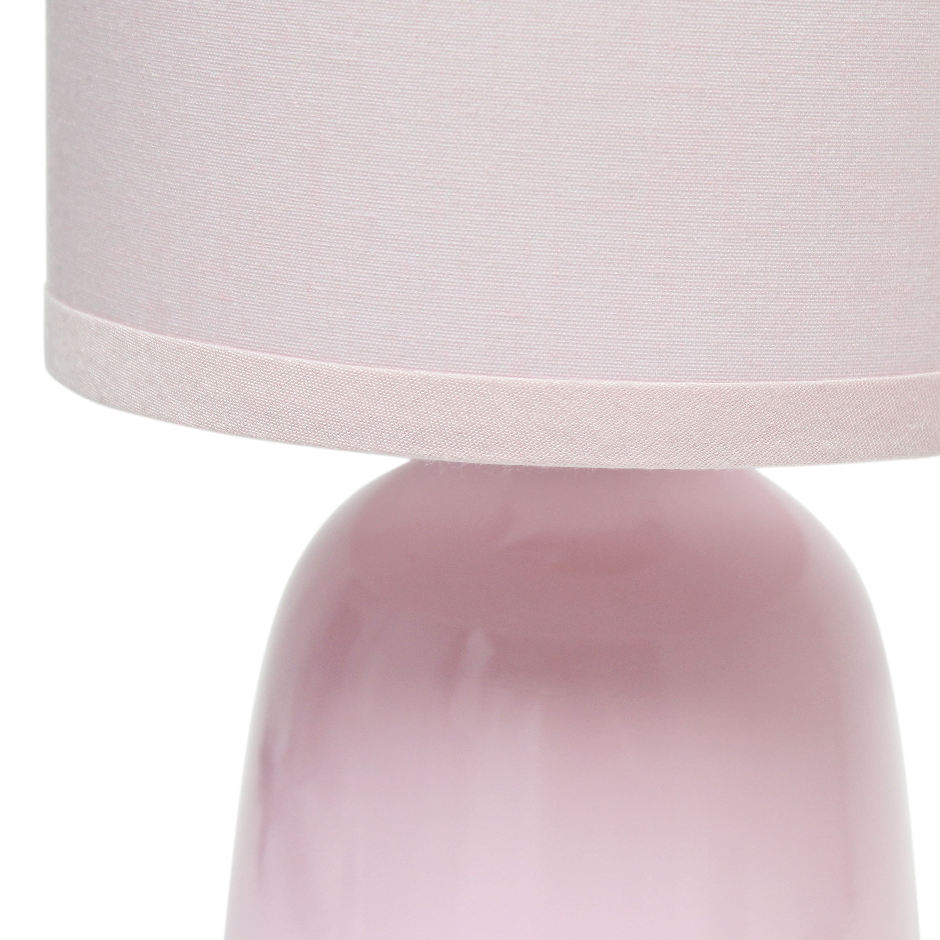 Simple Designs 10" Thimble Base Ceramic Table Lamp | Michaels