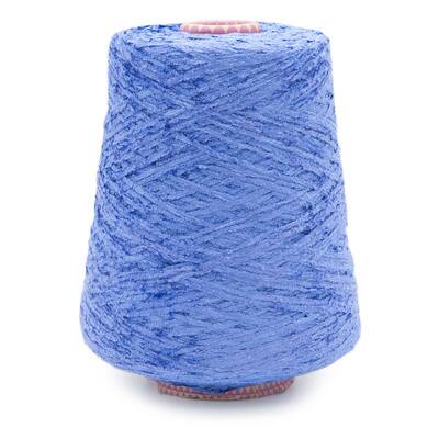 Silk City Fibers Rayon Chenille Cone Yarn, Color: Blue Iris 192 | Michaels