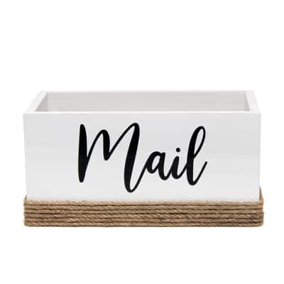 Elegant Designs Mail Script Mail Holder with Handles | Michaels