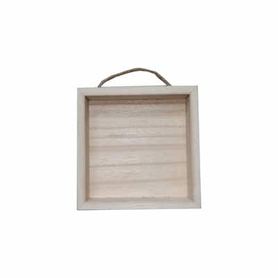 24 Pack: Wooden Square 5" x 5" Shadow Box by Make Market® | Wood Crafts ...