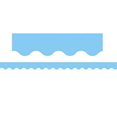 Light Blue Scalloped Border Trim, 210ft. | Michaels
