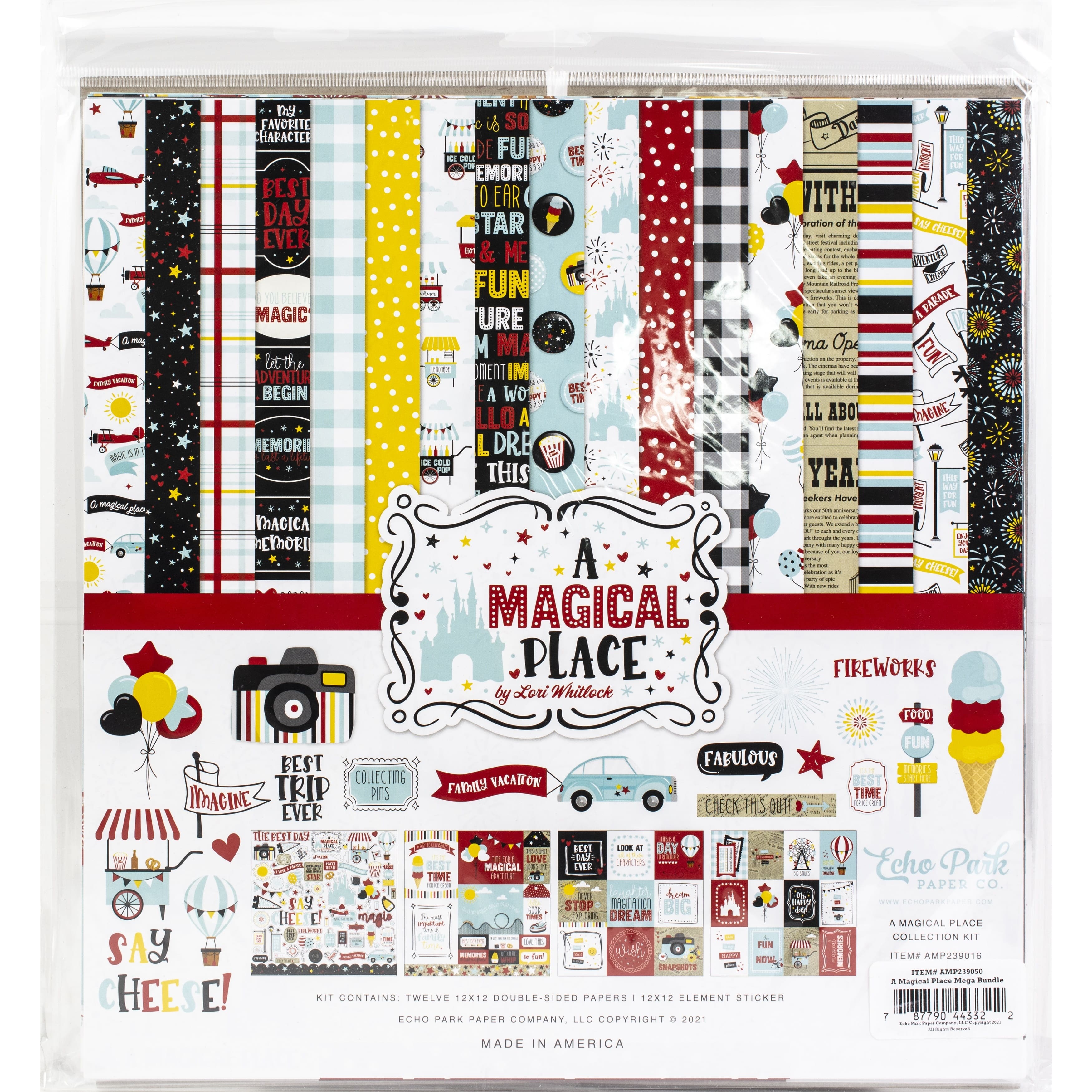 Echo Park MAGICAL ADVENTURE 2 Collection Kit 12 x 12 Paper, Party ...