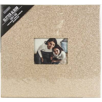 Colorbok® Solid Glitter Gold Scrapbook Box Kit | Michaels