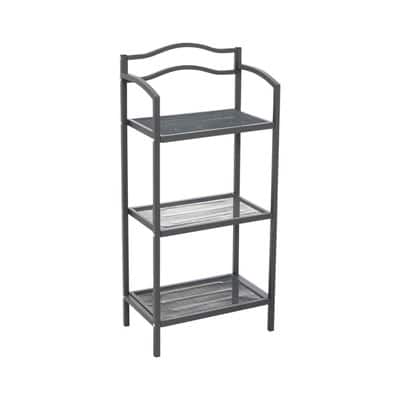 Household Essentials 3-Tier Metal Bathroom Storage Shelf | Michaels