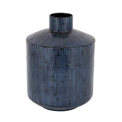 Blue Shell Contemporary Vase, 9" x 9" x 9" | Michaels