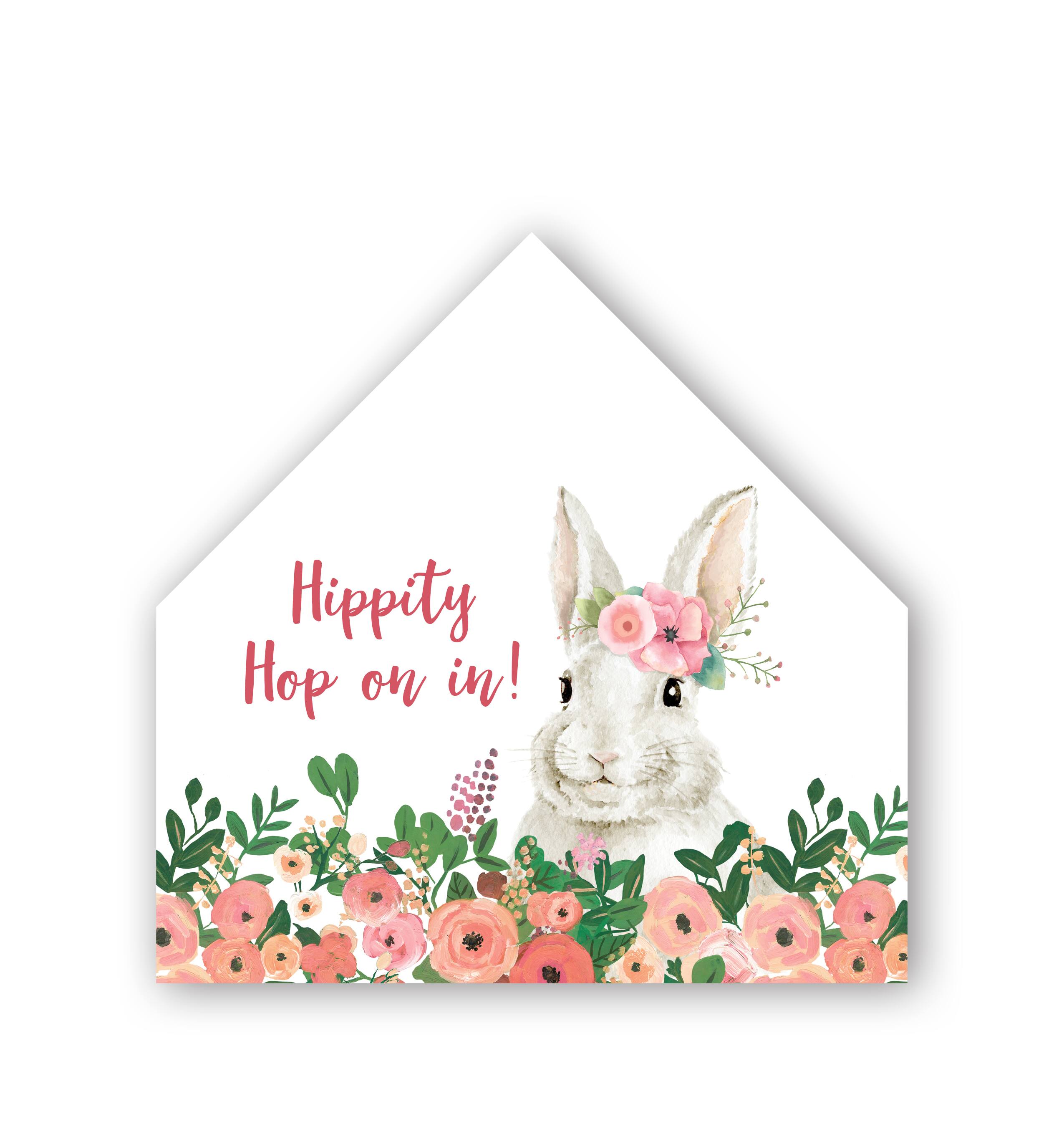 Hop On In 12" x 12" House Shaped Canvas | Michaels