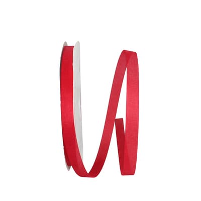 JAM Paper 5/8" x 100yd. Supreme Linen Natural Ribbon, Color: Red | Michaels