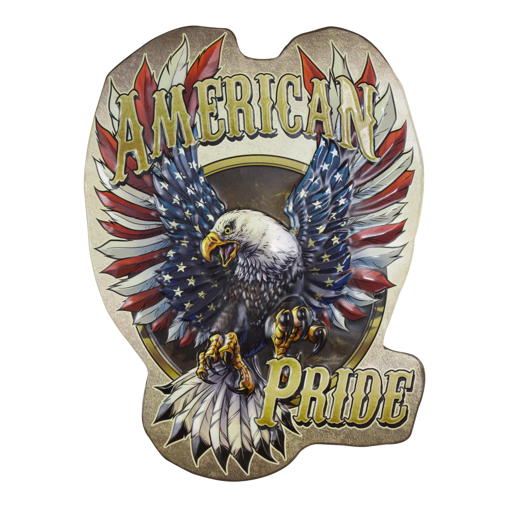 American Pride Embossed Metal Sign | Michaels