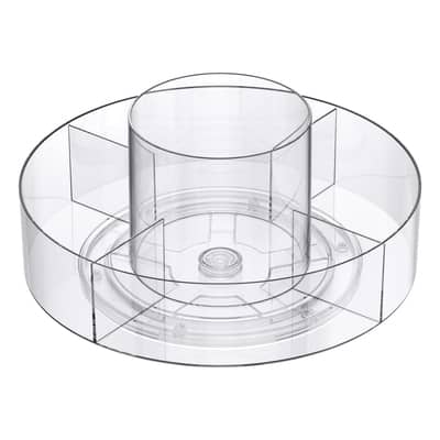 11" Clear Rotating Storage Tray by Simply Tidy® | Michaels