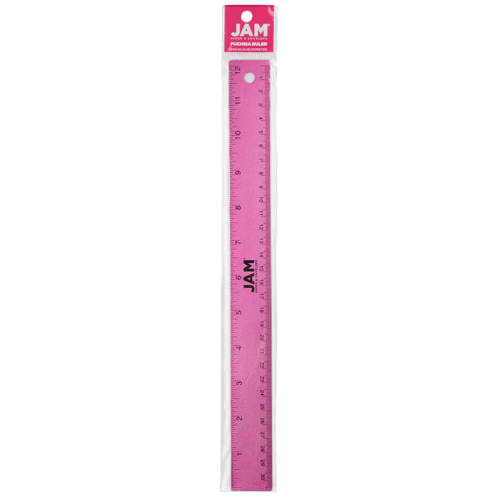 JAM Paper Metallic Stainless Steel Rulers, 12ct. | Michaels