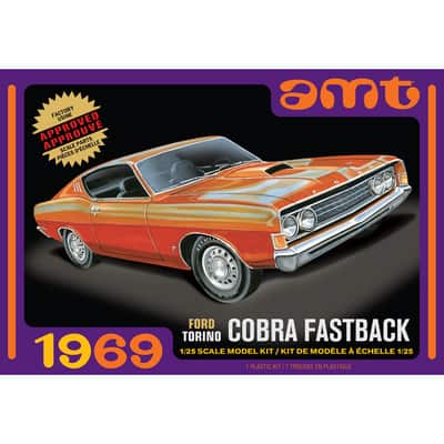 AMT® 1969 Ford Torino Cobra Fastback Model Kit | Michaels