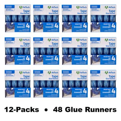 AdTech­­­­­­® Tape Glue Runners™, 12 Packs of 4 | Michaels