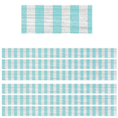 Teacher Created Resources Vintage Blue Stripes Border, 210ft. | Michaels