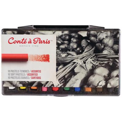 Conté à Paris™ 10 Color Soft Pastel Set | Michaels
