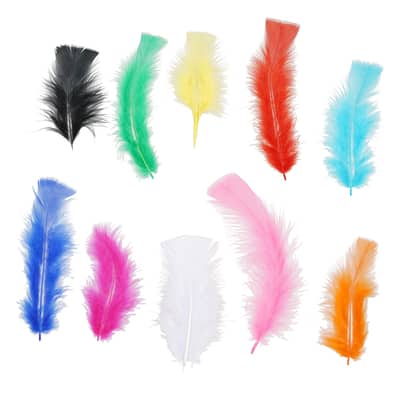 Buy in Bulk - 12 Pack: Bright Craft Feathers by Creatology™ | Michaels