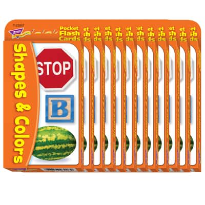 Trend Enterprises® Shapes & Colors Flash Cards, 12 Packs | Michaels