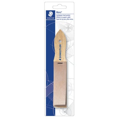 Staedtler Mars Wooden Paddle Sandpaper Pad 10 Sheets Michaels