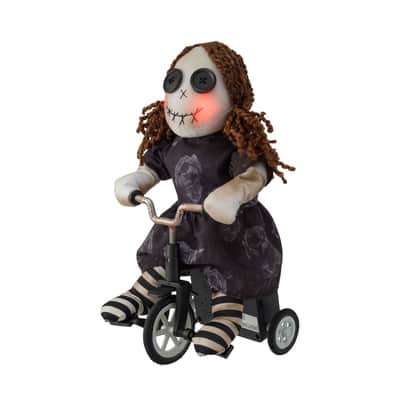 11" Animated Rag Doll on Tricycle by Ashland® | Michaels