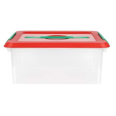 14.5qt. Christmas Storage Container by Simply Tidy™ | Michaels