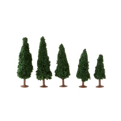 Buy in Bulk - 12 Packs: 5 ct. (60 total) Mini Evergreen Trees by Make ...