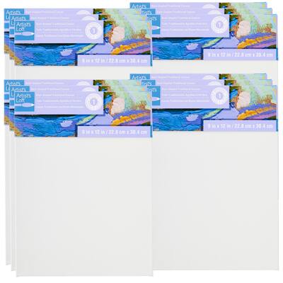 Buy in Bulk - 12 Pack: Level 1 Back Stapled Traditional Canvas by ...