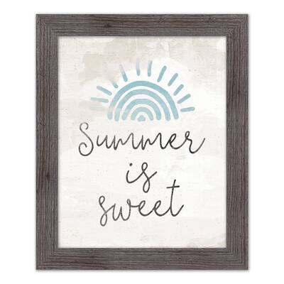 Summer is Sweet Western Gray Framed Print | Michaels