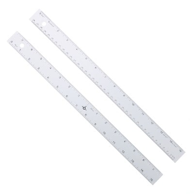 Alumicolor® Straightedge Ruler with Center Finding Back | Michaels