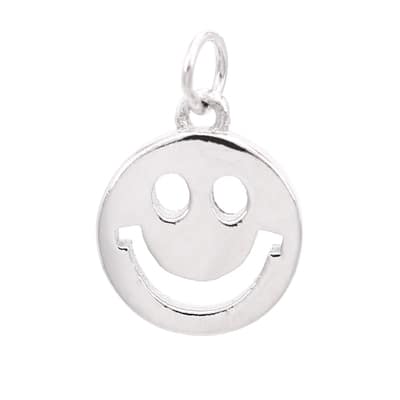 Sterling Silver Smile Icon Charm by Bead Landing™ | Michaels