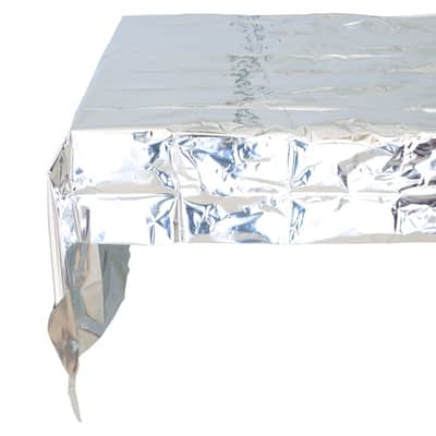 Silver Table Cover by Celebrate It™ | Michaels